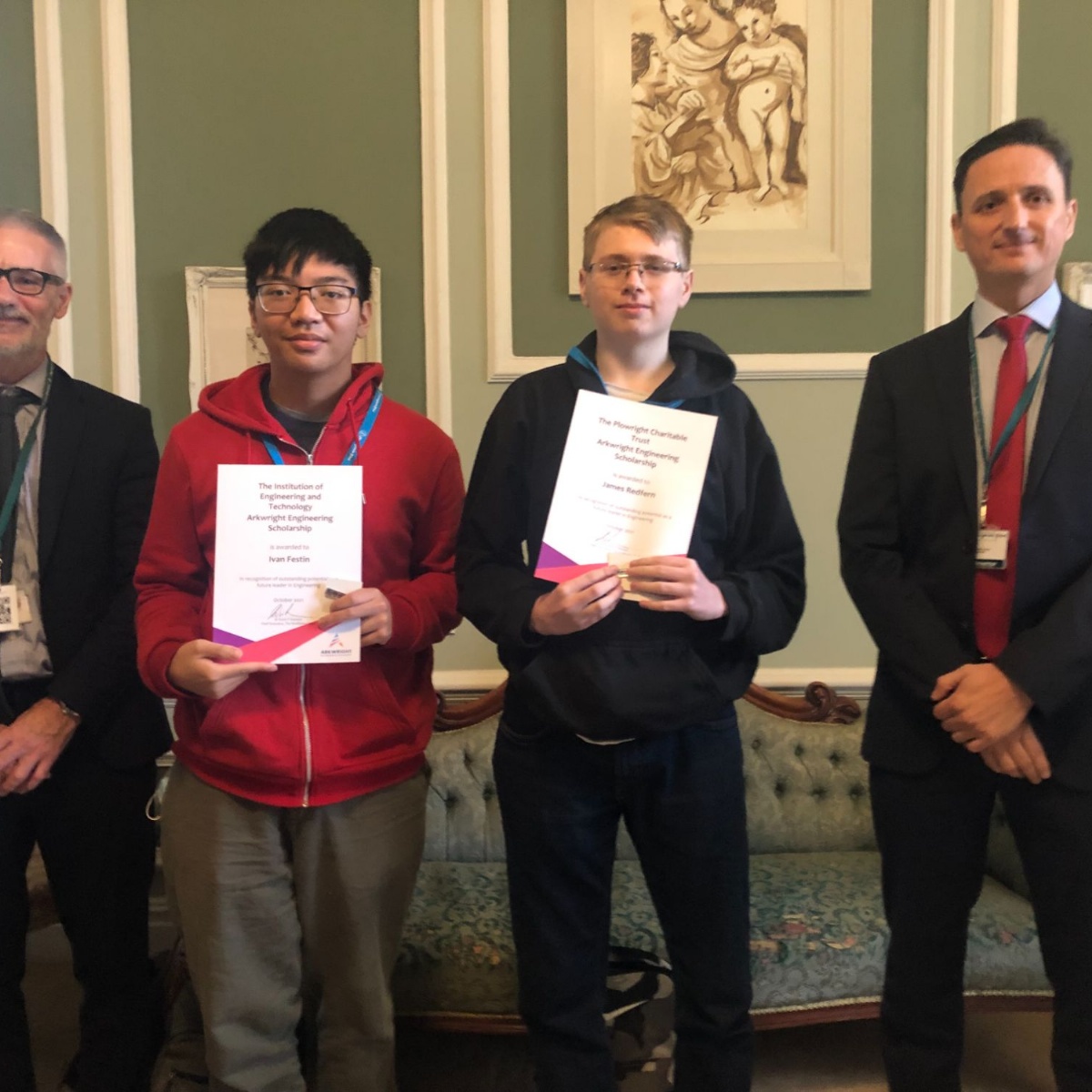 Hinchingbrooke School - ARKWRIGHT ENGINEERING SCHOLARSHIP SUCCESS