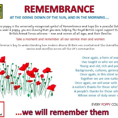 Hinchingbrooke School - Fortnightly Focus - Remembrance - 31 October 2022